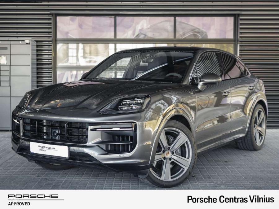 Серый Порше Cayenne Coupe 2023 в Вильнюс, объемом двигателя 3.00 л и пробегом 39 тыс. км за 109911 €, фото 1 на AUTOMOTO.COM.LV