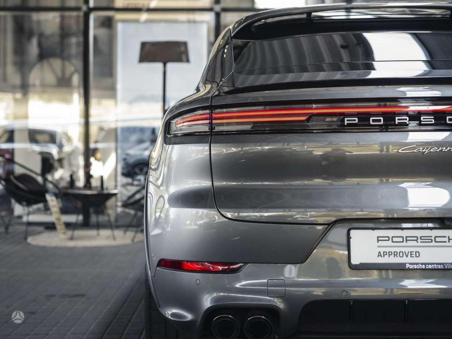 Серый Порше Cayenne Coupe 2023 в Вильнюс, объемом двигателя 3.00 л и пробегом 39 тыс. км за 109911 €, фото 15 на AUTOMOTO.COM.LV