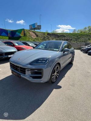 Pelēks Porsche Cayenne Coupe 2025 Klaipėda, ar dzinēja tilpumu 3.00 L un nobraukumu 21 tūkst. km par 108000 €, foto  vietnē AUTOMOTO.COM.LV