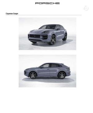 Pelēks Porsche Cayenne Coupe 2025 Klaipėda, ar dzinēja tilpumu 3.00 L un nobraukumu 21 tūkst. km par 108000 €, foto 8 vietnē AUTOMOTO.COM.LV
