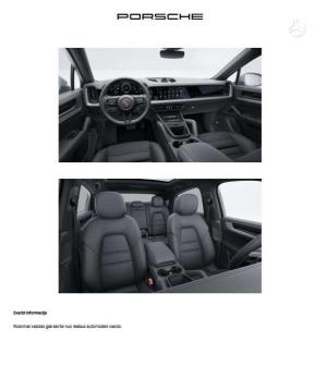 Pelēks Porsche Cayenne Coupe 2025 Klaipėda, ar dzinēja tilpumu 3.00 L un nobraukumu 21 tūkst. km par 108000 €, foto 10 vietnē AUTOMOTO.COM.LV