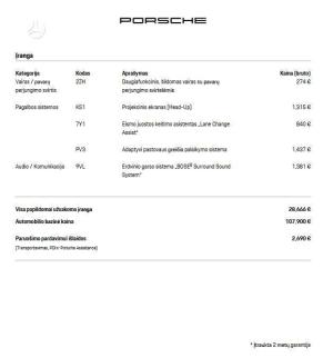Pelēks Porsche Cayenne Coupe 2025 Klaipėda, ar dzinēja tilpumu 3.00 L un nobraukumu 21 tūkst. km par 108000 €, foto 18 vietnē AUTOMOTO.COM.LV