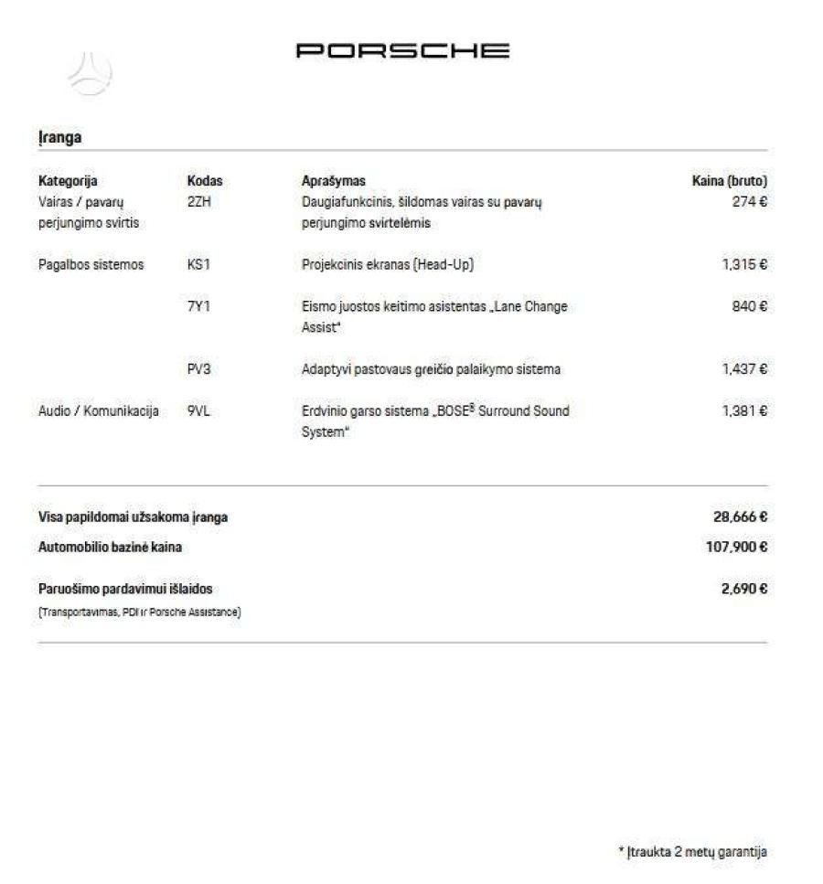 Pelēks Porsche Cayenne Coupe 2025 Klaipėda, ar dzinēja tilpumu 3.00 L un nobraukumu 21 tūkst. km par 108000 €, foto 18 vietnē AUTOMOTO.COM.LV