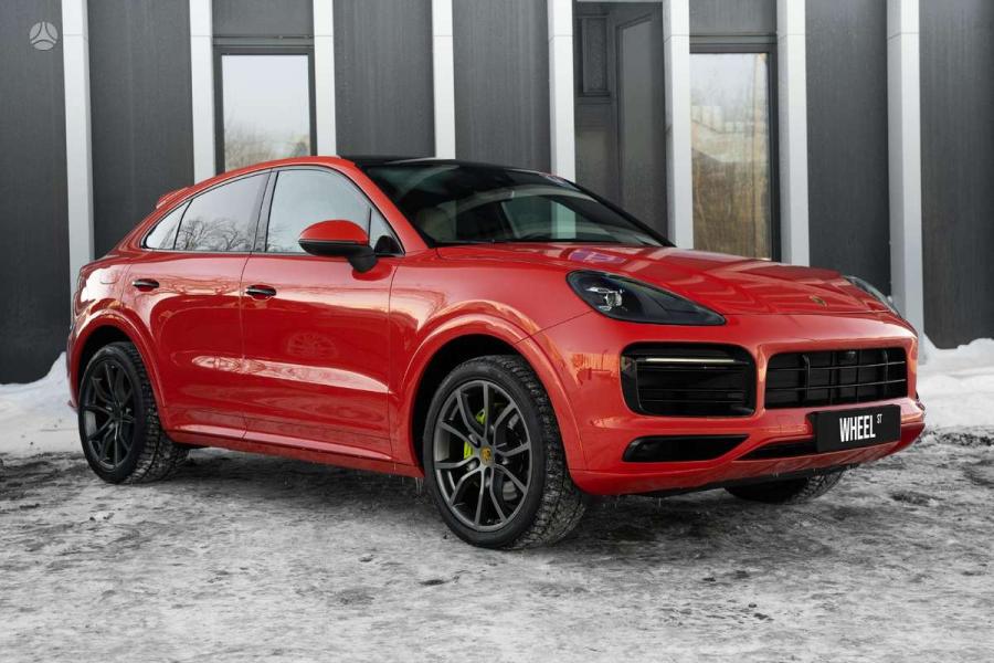 Orange Porsche Cayenne Coupe 2020 in Vilnius, with an engine capacity of 3.00 L and mileage of 51 thousand km for 67990 €, photo 7 on AUTOMOTO.COM.LV