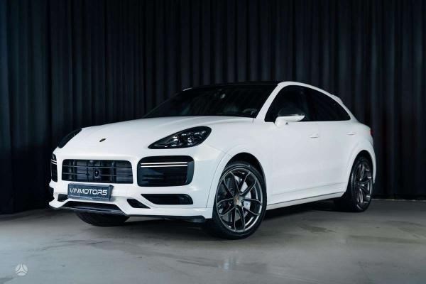 Balts Porsche Cayenne Coupe 2020 Viļņa, ar dzinēja tilpumu 4.00 L un nobraukumu 42 tūkst. km par 94000 €, foto 1 vietnē AUTOMOTO.COM.LV