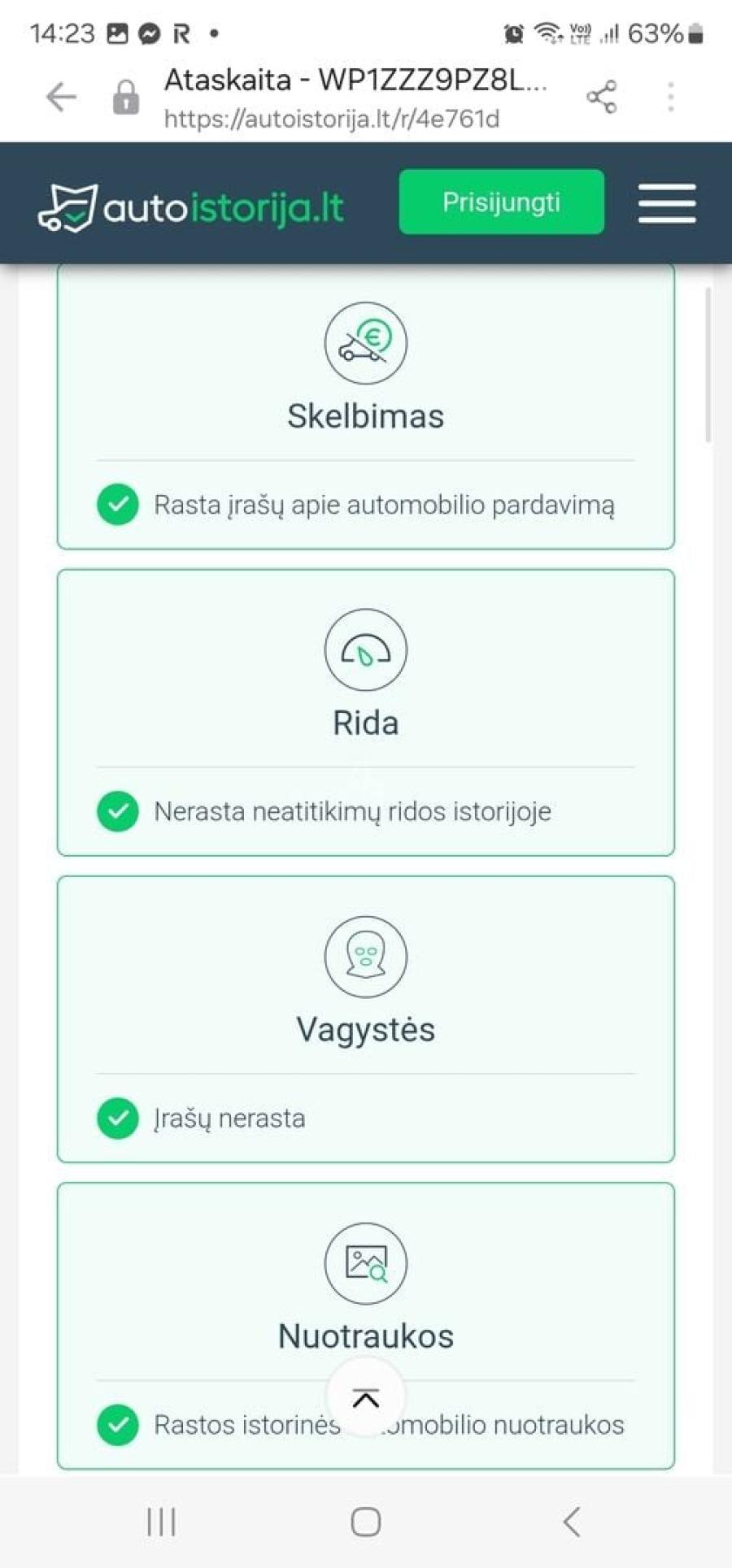Порше Каен 2008 в Вильнюс, объемом двигателя 3.60 л и пробегом 260 тыс. км за 6500 €, фото 12 на AUTOMOTO.COM.LV