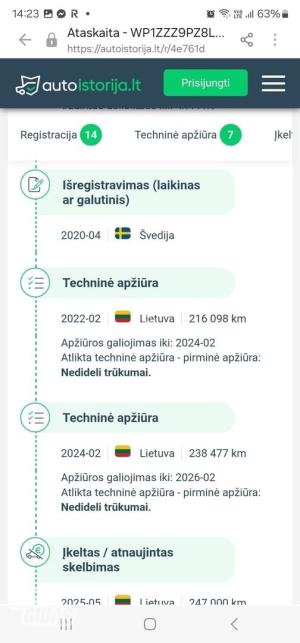 Порше Каен 2008 в Вильнюс, объемом двигателя 3.60 л и пробегом 260 тыс. км за 6500 €, фото 13 на AUTOMOTO.COM.LV