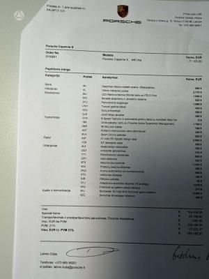 Порше Каен 2018 в Каунас, объемом двигателя 2.89 л и пробегом 175 тыс. км за 42900 €, фото 34 на AUTOMOTO.COM.LV