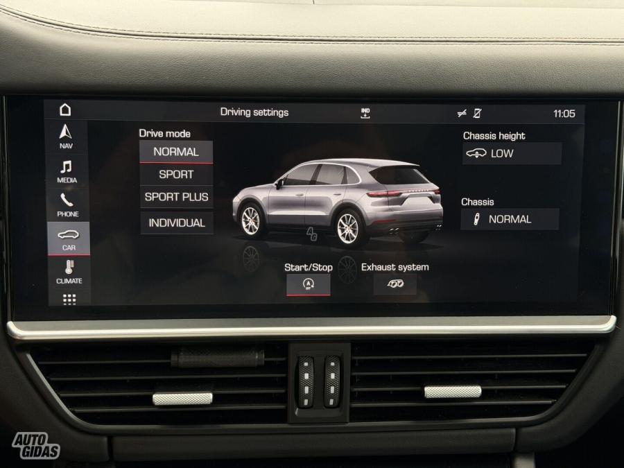 Porsche Cayenne 2019 Viļņa, ar dzinēja tilpumu 3.00 L un nobraukumu 108 tūkst. km par 49000 €, foto 18 vietnē AUTOMOTO.COM.LV