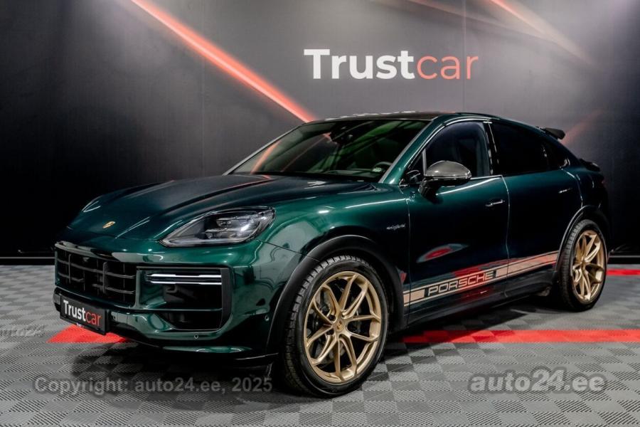 Green Porsche Cayenne 2024 in Parnu, with an engine capacity of 4.00 L and mileage of 38 thousand km for 197000 €, photo 1 on AUTOMOTO.COM.LV