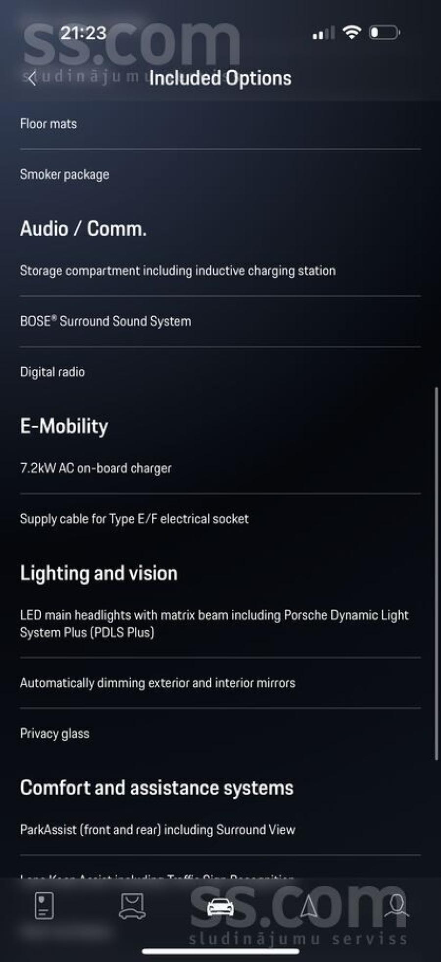 Pelēks Porsche Cayenne 2019 Rīga, ar dzinēja tilpumu 3.00 L un nobraukumu 0 tūkst. km par 55000 €, foto 21 vietnē AUTOMOTO.COM.LV