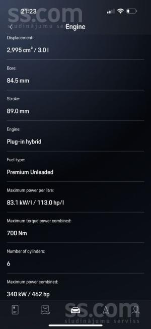 Pelēks Porsche Cayenne 2019 Rīga, ar dzinēja tilpumu 3.00 L un nobraukumu 0 tūkst. km par 55000 €, foto 23 vietnē AUTOMOTO.COM.LV