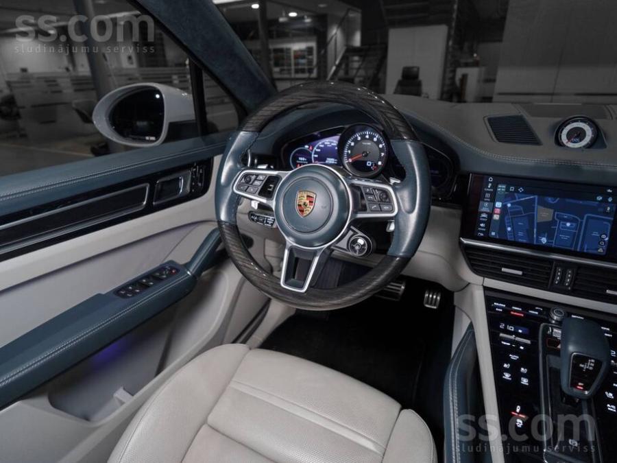Pelēks Porsche Cayenne 2021 Rīga, ar dzinēja tilpumu 3.00 L un nobraukumu 81 tūkst. km par 72000 €, foto 5 vietnē AUTOMOTO.COM.LV
