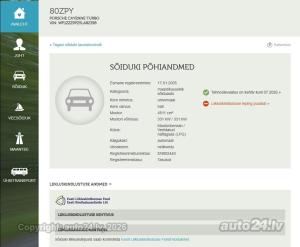 Pelēks Porsche Cayenne 2005 Tallina, ar dzinēja tilpumu 4.50 L un nobraukumu 245 tūkst. km par 5700 €, foto 26 vietnē AUTOMOTO.COM.LV
