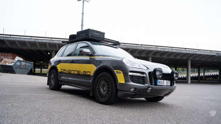 Pelēks Porsche Cayenne 2008 Kauņa, ar dzinēja tilpumu 4.81 L un nobraukumu 166 tūkst. km par 14500 €, foto 4 vietnē AUTOMOTO.COM.LV