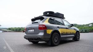Pelēks Porsche Cayenne 2008 Kauņa, ar dzinēja tilpumu 4.81 L un nobraukumu 167 tūkst. km par 14000 €, foto 3 vietnē AUTOMOTO.COM.LV