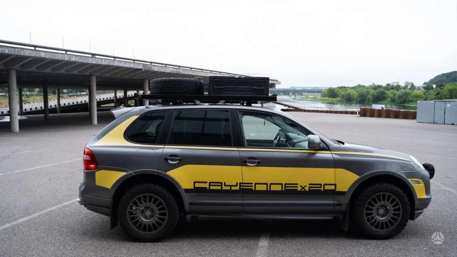 Pelēks Porsche Cayenne 2008 Kauņa, ar dzinēja tilpumu 4.81 L un nobraukumu 167 tūkst. km par 14000 €, foto 14 vietnē AUTOMOTO.COM.LV