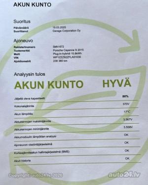 Серый Порше Каен 2015 в Таллин, объемом двигателя 3.00 л и пробегом 240 тыс. км за 21500 €, фото 19 на AUTOMOTO.COM.LV