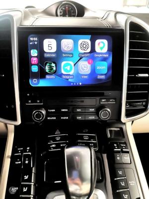 Grey Porsche Cayenne 2017 in Klaipeda, with an engine capacity of 3.60 L and mileage of 189 thousand km for 25990 €, photo 22 on AUTOMOTO.COM.LV