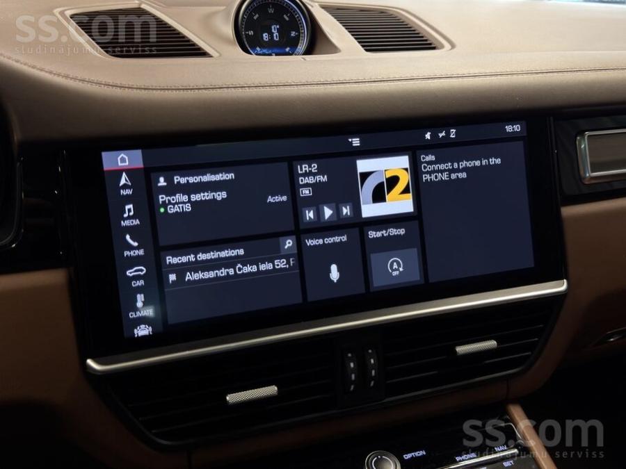 Pelēks Porsche Cayenne 2019 Rīga, ar dzinēja tilpumu 4.00 L un nobraukumu 164 tūkst. km par 54990 €, foto 21 vietnē AUTOMOTO.COM.LV