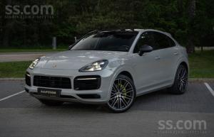 Pelēks Porsche Cayenne 2020 Rīga, ar dzinēja tilpumu 3.00 L un nobraukumu 131 tūkst. km par 65990 €, foto  vietnē AUTOMOTO.COM.LV