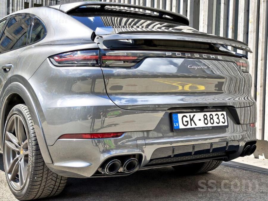 Pelēks Porsche Cayenne 2020 Rīga, ar dzinēja tilpumu 2.90 L un nobraukumu 80 tūkst. km par 63333 €, foto 11 vietnē AUTOMOTO.COM.LV