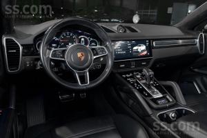 Grey Porsche Cayenne 2021 in Riga, with an engine capacity of 4.00 L and mileage of 146 thousand km for 69000 €, photo 13 on AUTOMOTO.COM.LV