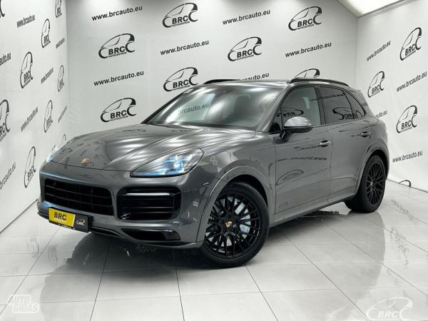 Pelēks Porsche Cayenne 2021 Avižieniai, ar dzinēja tilpumu 4.00 L un nobraukumu 66 tūkst. km par 69000 €, foto 1 vietnē AUTOMOTO.COM.LV