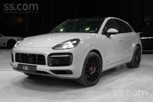 Grey Porsche Cayenne 2021 in Riga, with an engine capacity of 4.00 L and mileage of 162 thousand km for 64900 €, photo  on AUTOMOTO.COM.LV