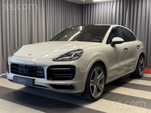 Grey Porsche Cayenne 2021 in Riga, with an engine capacity of 2.90 L and mileage of 83 thousand km for 69990 €, photo  on AUTOMOTO.COM.LV