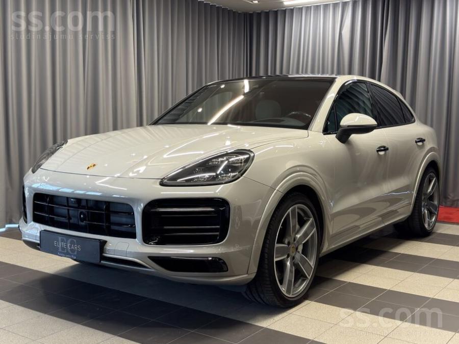 Grey Porsche Cayenne 2021 in Riga, with an engine capacity of 2.90 L and mileage of 83 thousand km for 69990 €, photo 1 on AUTOMOTO.COM.LV