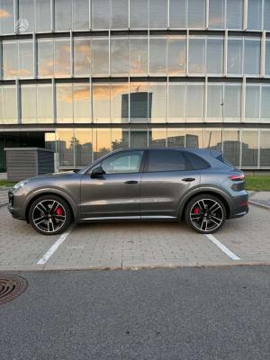 Grey Porsche Cayenne 2021 in Vilnius, with an engine capacity of 4.00 L and mileage of 61 thousand km for 77500 €, photo 6 on AUTOMOTO.COM.LV