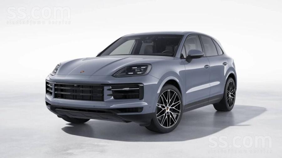 Pelēks Porsche Cayenne 2023 Rīga, ar dzinēja tilpumu 3.00 L un nobraukumu 35 tūkst. km par 89900 €, foto 1 vietnē AUTOMOTO.COM.LV