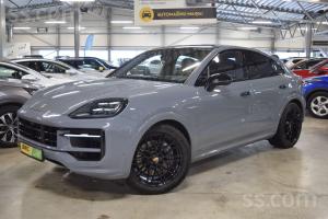 Grey Porsche Cayenne 2023 in Riga, with an engine capacity of 3.00 L and mileage of 62 thousand km for 99000 €, photo  on AUTOMOTO.COM.LV