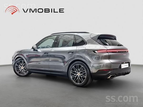 Grey Porsche Cayenne 2024 in Riga, with an engine capacity of 3.00 L and mileage of 44 thousand km for 98700 €, photo 2 on AUTOMOTO.COM.LV