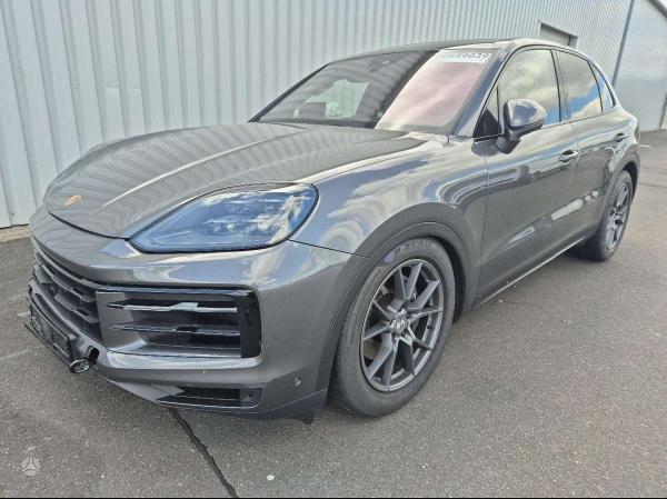 Grey Porsche Cayenne 2024 in Klaipeda, with an engine capacity of 3.00 L and mileage of 52 thousand km for 33750 €, photo 1 on AUTOMOTO.COM.LV