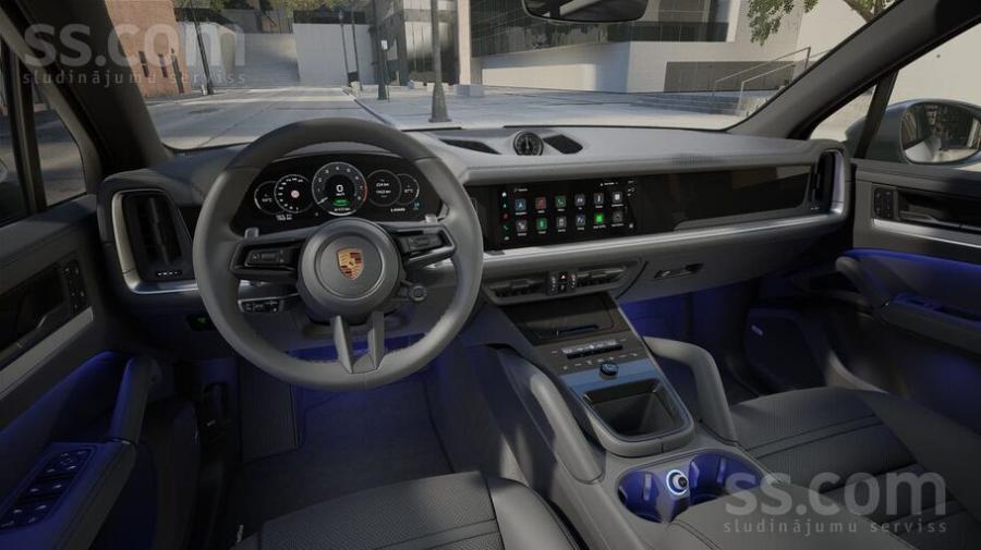 Pelēks Porsche Cayenne 2025 Rīga, ar dzinēja tilpumu 3.00 L un nobraukumu 13 tūkst. km par 95000 €, foto 12 vietnē AUTOMOTO.COM.LV
