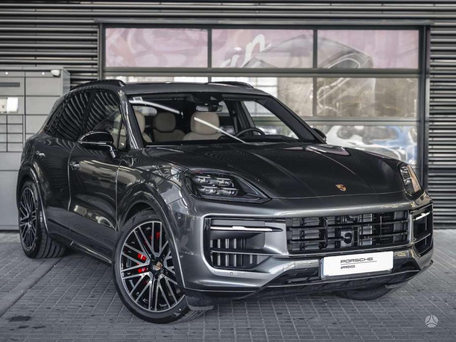 Pelēks Porsche Cayenne 2026 Viļņa, ar dzinēja tilpumu 3.00 L un nobraukumu 3 tūkst. km par 136323 €, foto 8 vietnē AUTOMOTO.COM.LV