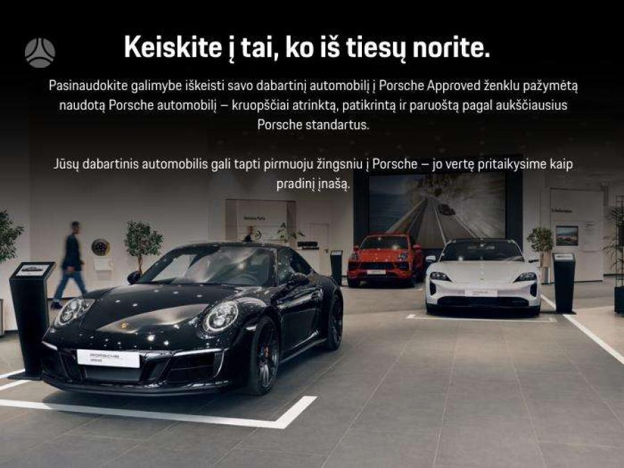 Pelēks Porsche Cayenne 2026 Viļņa, ar dzinēja tilpumu 3.00 L un nobraukumu 3 tūkst. km par 136323 €, foto 44 vietnē AUTOMOTO.COM.LV