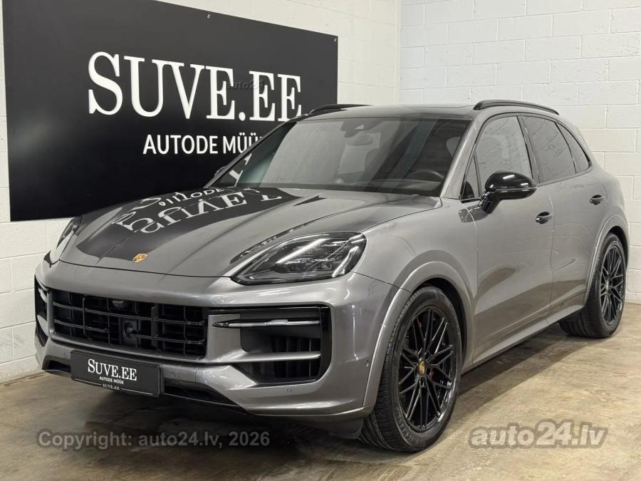 Grey Porsche Cayenne 2023 in Tallinn, with an engine capacity of 4.00 L and mileage of 58 thousand km for 94995 €, photo 1 on AUTOMOTO.COM.LV