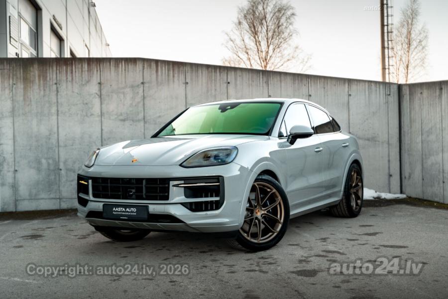 Pelēks Porsche Cayenne 2026 Tartu, ar dzinēja tilpumu 4.00 L un nobraukumu 3 tūkst. km par 177900 €, foto 1 vietnē AUTOMOTO.COM.LV