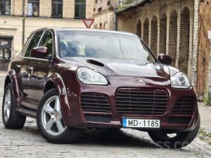 Sarkans Porsche Cayenne 2004 Rīga, ar dzinēja tilpumu 3.20 L un nobraukumu 0 tūkst. km par 4990 €, foto  vietnē AUTOMOTO.COM.LV