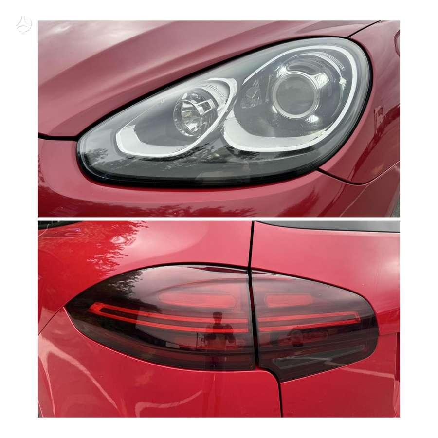 Sarkans Porsche Cayenne 2016 Kauņa, ar dzinēja tilpumu 2.97 L un nobraukumu 171 tūkst. km par 21500 €, foto 35 vietnē AUTOMOTO.COM.LV