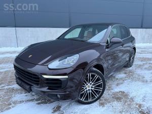 Sarkans Porsche Cayenne 2017 Rīga, ar dzinēja tilpumu 3.00 L un nobraukumu 0 tūkst. km par 24900 €, foto  vietnē AUTOMOTO.COM.LV
