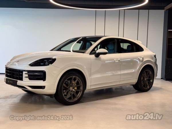 White Porsche Cayenne 2024 in Tallinn, with an engine capacity of 3.00 L and mileage of 37 thousand km for 85000 €, photo 1 on AUTOMOTO.COM.LV