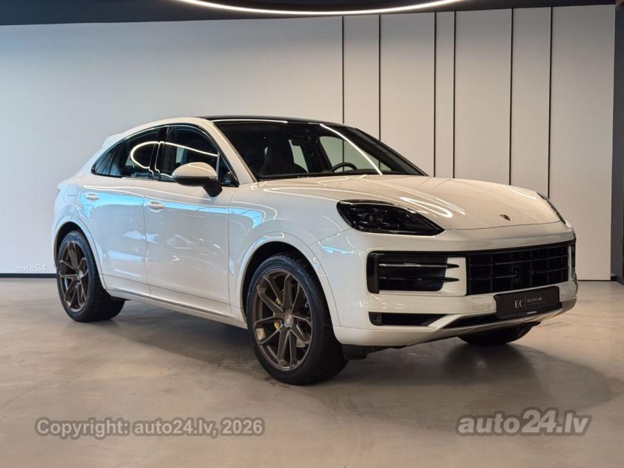 White Porsche Cayenne 2024 in Tallinn, with an engine capacity of 3.00 L and mileage of 37 thousand km for 85000 €, photo 3 on AUTOMOTO.COM.LV