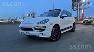 White Porsche Cayenne 2011 in Riga, with an engine capacity of 3.00 L and mileage of 297 thousand km for 14500 €, photo  on AUTOMOTO.COM.LV