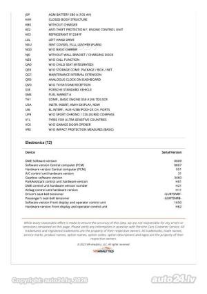 Белый Порше Каен 2017 в Таллин, объемом двигателя 3.00 л и пробегом 194 тыс. км за 27990 €, фото 17 на AUTOMOTO.COM.LV