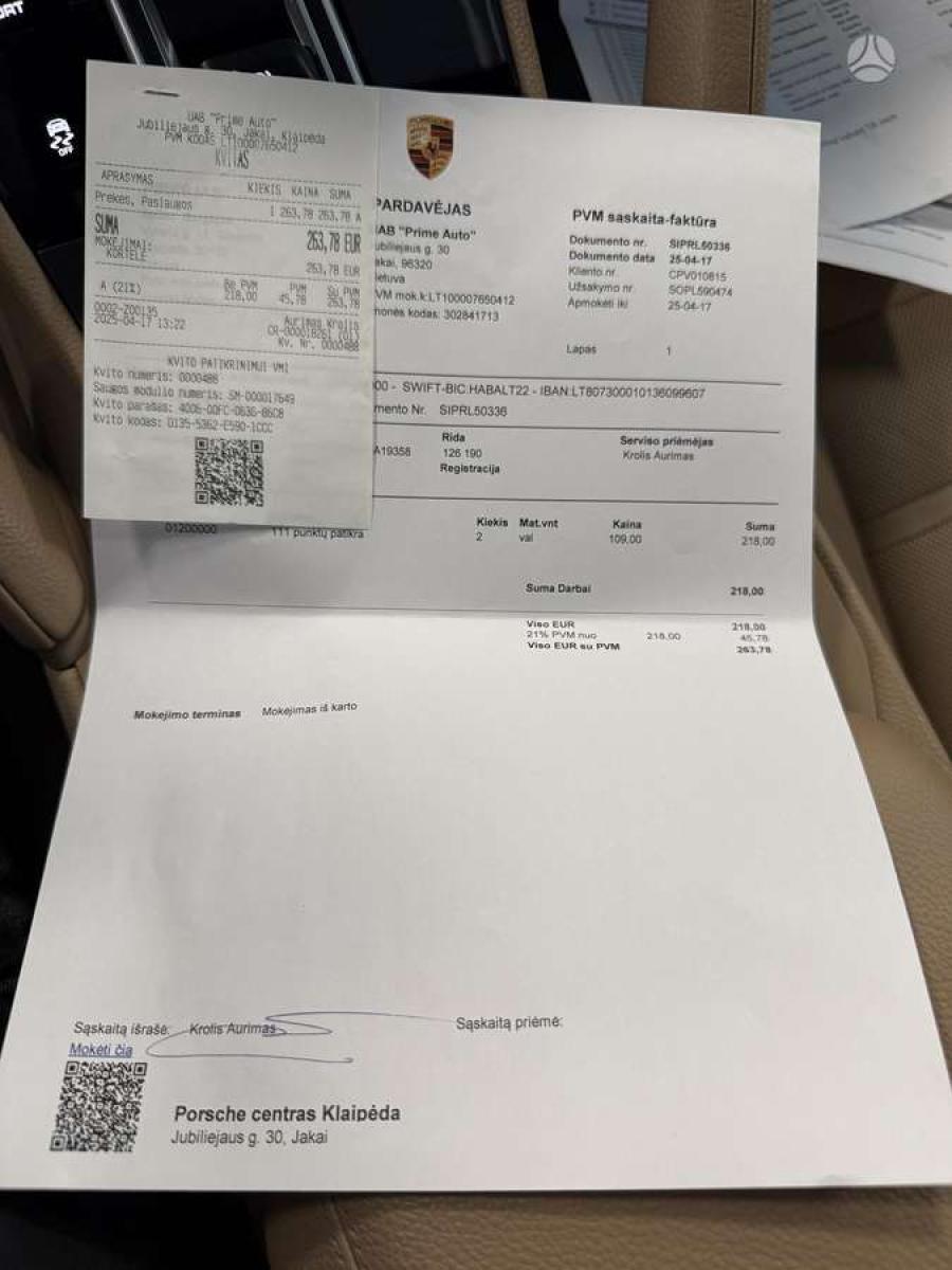Balts Porsche Cayenne 2019 Klaipėda, ar dzinēja tilpumu 3.00 L un nobraukumu 140 tūkst. km par 35090 €, foto 22 vietnē AUTOMOTO.COM.LV