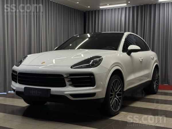 White Porsche Cayenne 2020 in Riga, with an engine capacity of 3.00 L and mileage of 47 thousand km for 54990 €, photo 1 on AUTOMOTO.COM.LV